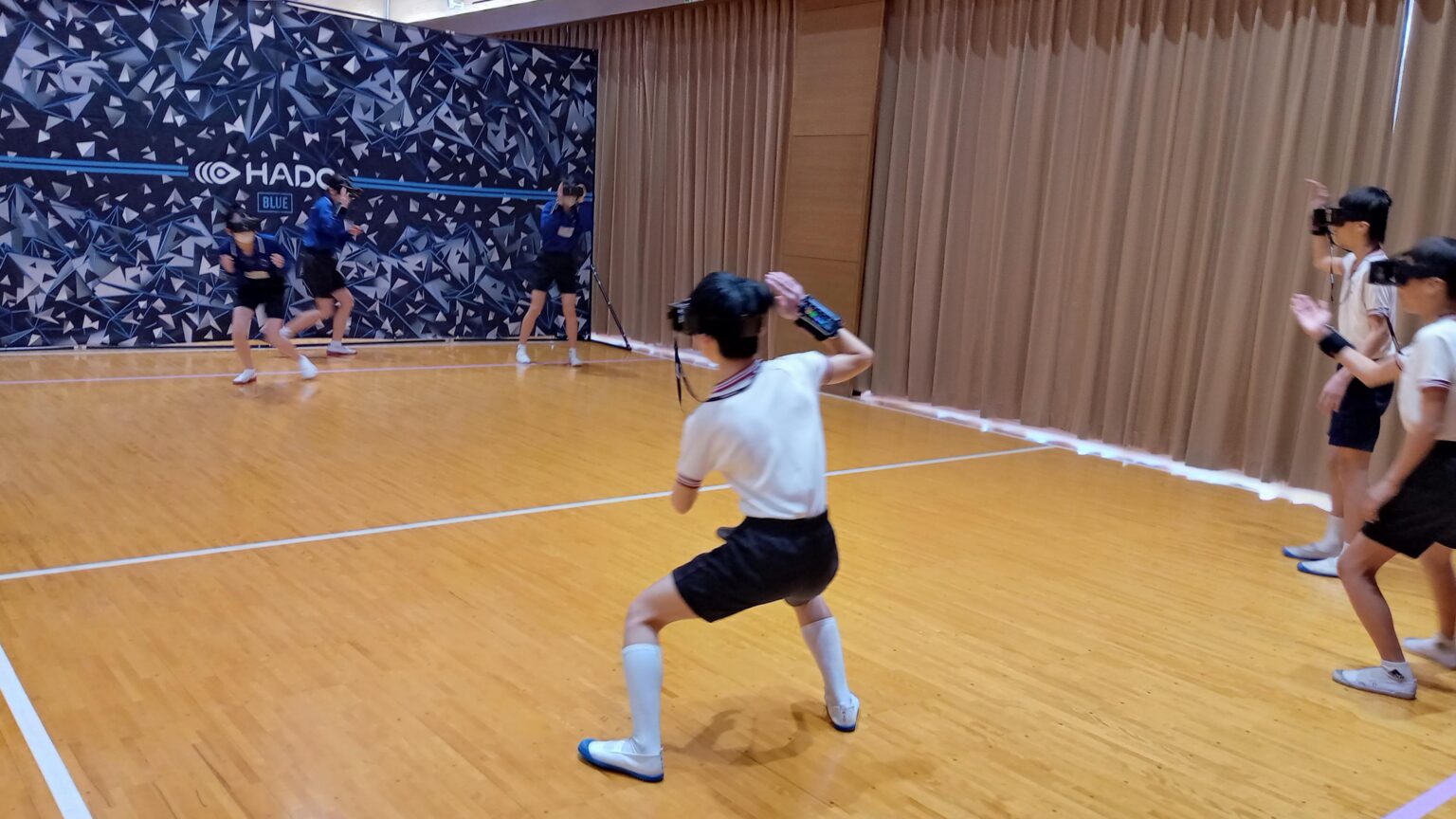 Kawanoe Elementary School Officially Introduces AR Sport HADO into PE ...